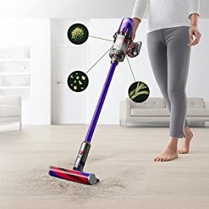 Dyson Digital Slim Fluffy Extra Cordless Vacuum Cleaner, Purple/Iron ...