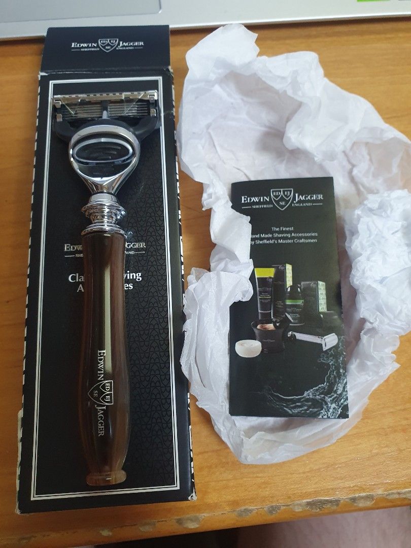 Edwin Jagger Razor (Gillette Fusion), Beauty & Personal Care, Men's ...