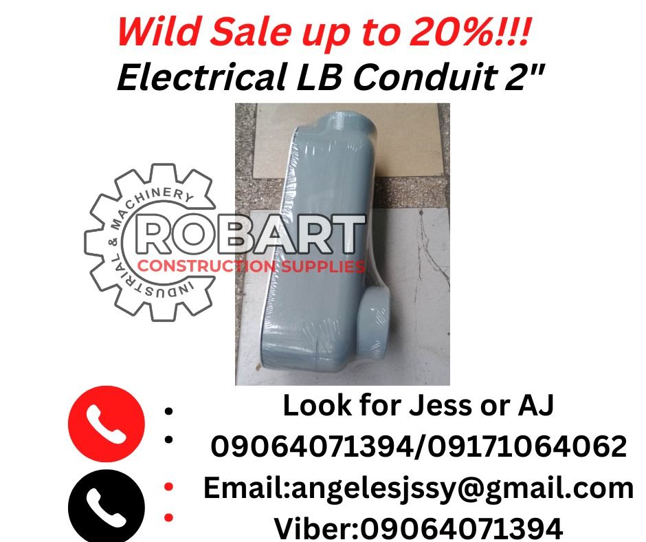 Electrical LB Conduit 2", Commercial & Industrial, Construction Tools ...