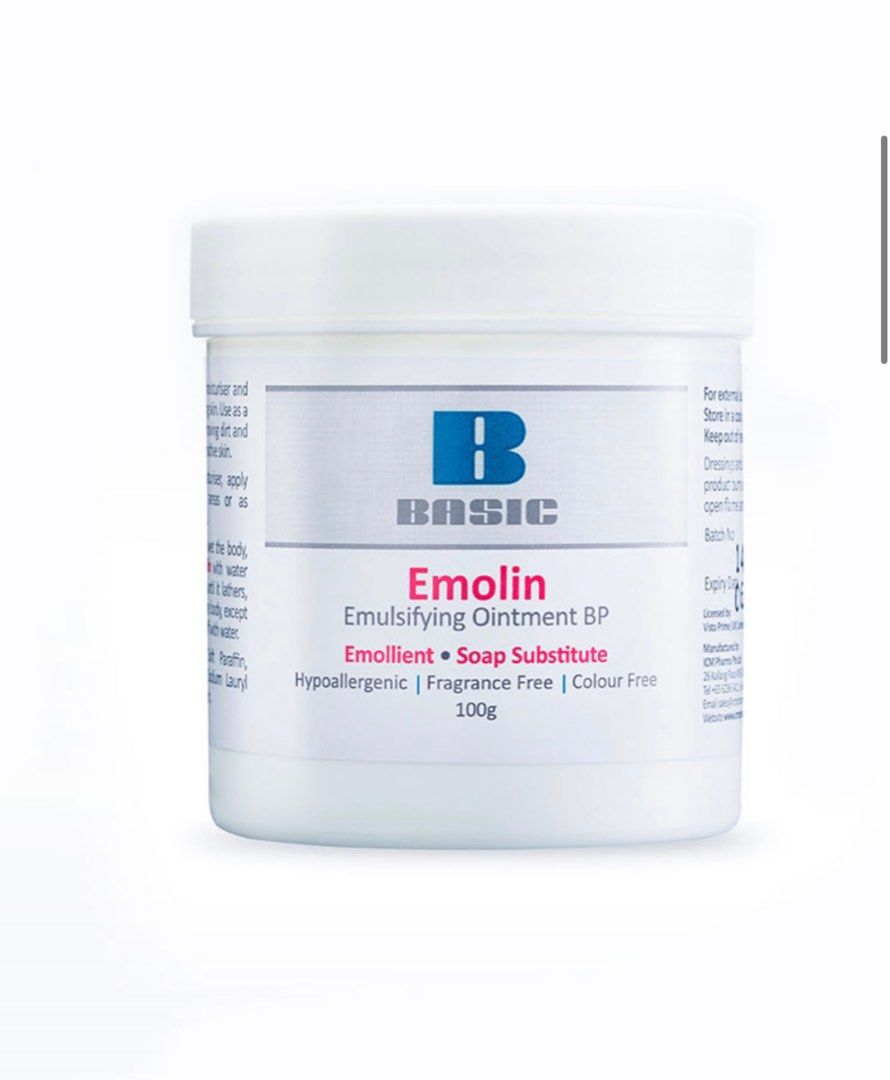 Emolin Emulsifying Ointment BP E Cream Emoilient ICM Dry skin Sensitive ...