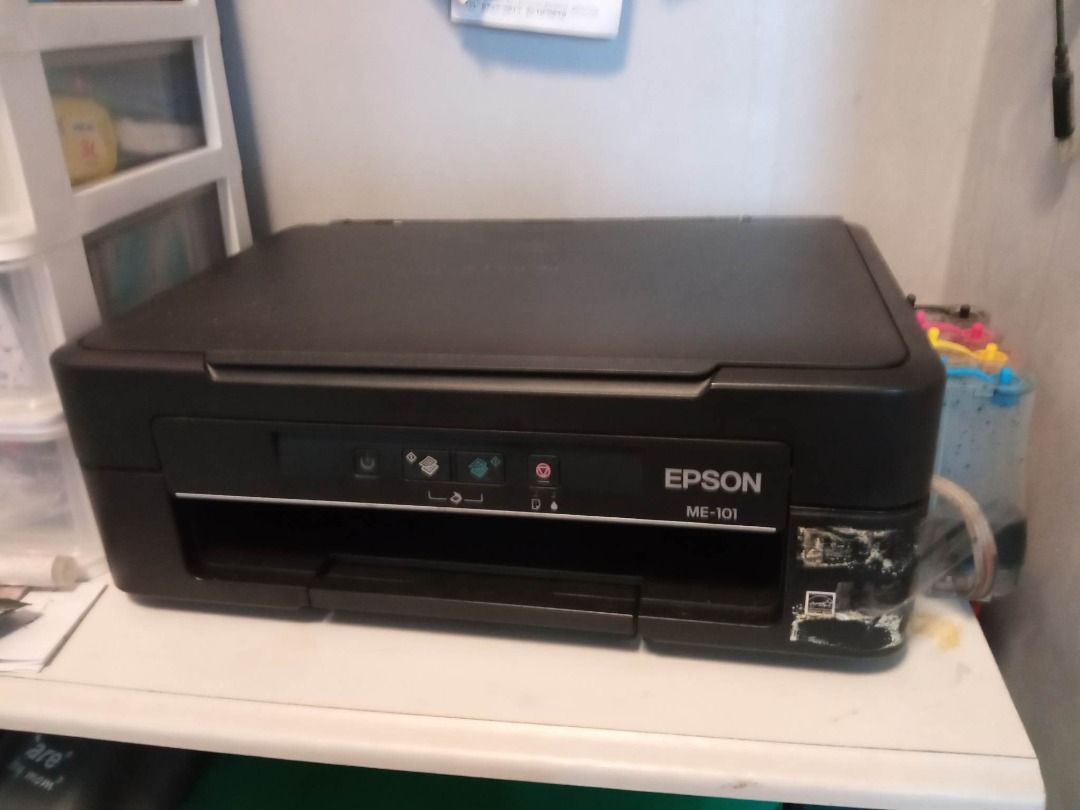 Epson ME 101 CISS, Computers & Tech, Printers, Scanners & Copiers on Carousell