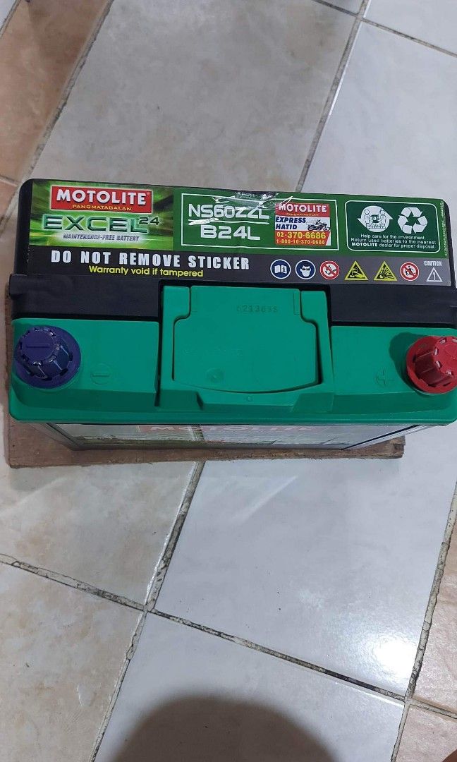 Excel 24 MOTOLITE BATTERY, Car Parts & Accessories, Other Automotive ...