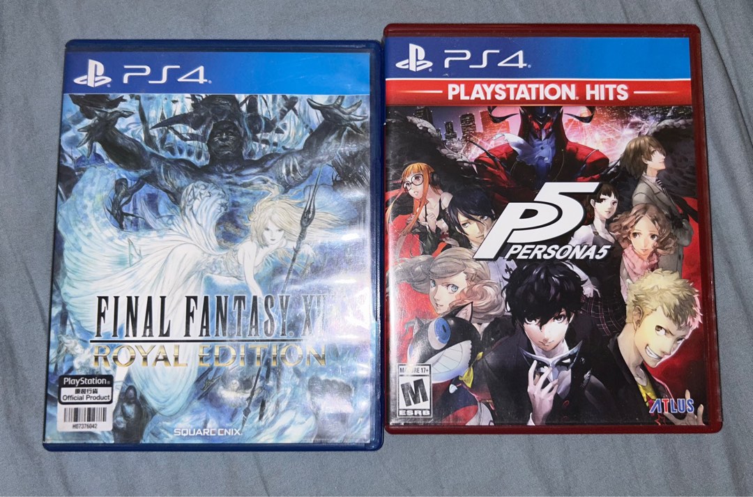 FFXV, Persona 5, Video Gaming, Video Games, PlayStation on Carousell