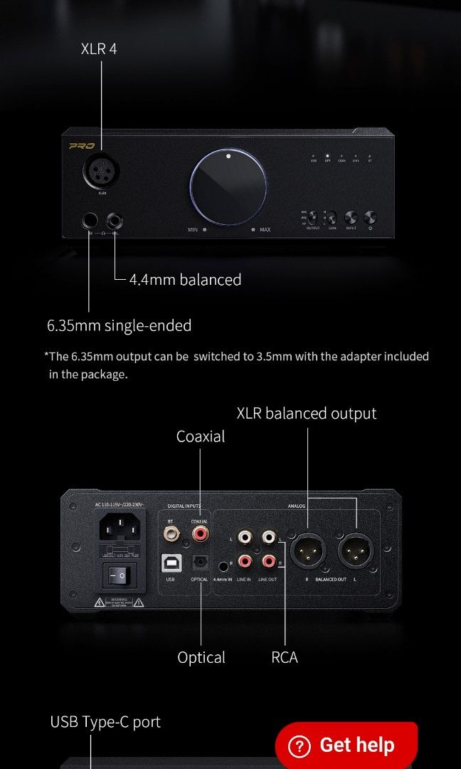 FIIO K9 PRO AKM Flagship AK4499 THX AAA 788+ AIO Desktop Headphone Amp ...