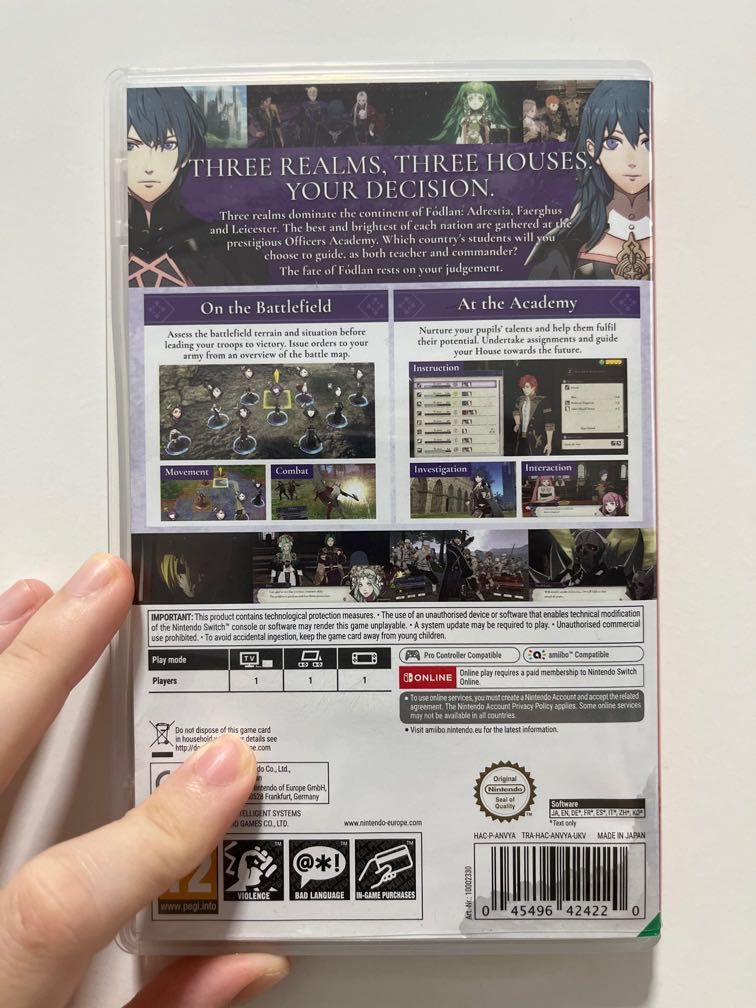 Fire emblem three houses (switch), Video Gaming, Video Games, Nintendo on Carousell