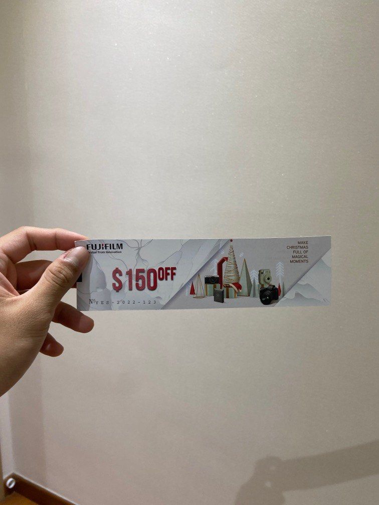 Fujifilm Voucher, Photography, Cameras on Carousell