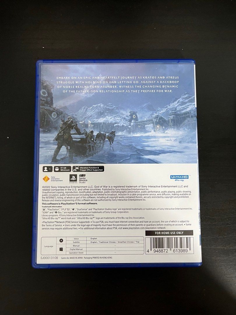 God of War Ragnarok PS5 Physical copy, Video Gaming, Video Games ...