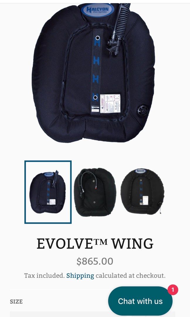 Halcyon Evolve Wing, Sports Equipment, Sports & Games, Water Sports on Carousell