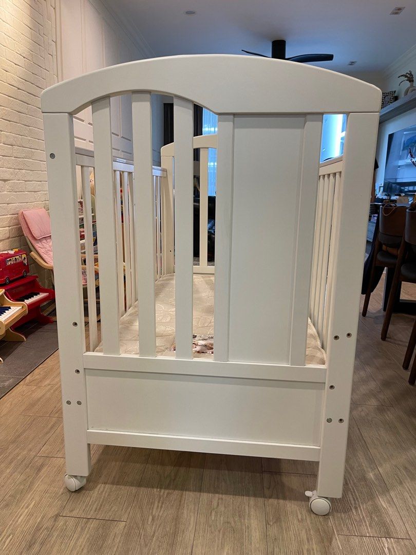 Happy Cot Convertible baby Cot, Babies & Kids, Baby Nursery & Kids ...