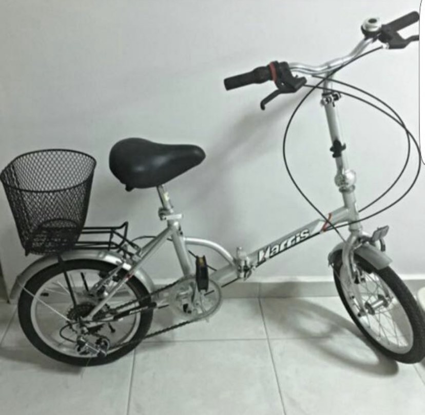 Harris 20” folding bicycle, Sports Equipment, Bicycles & Parts ...