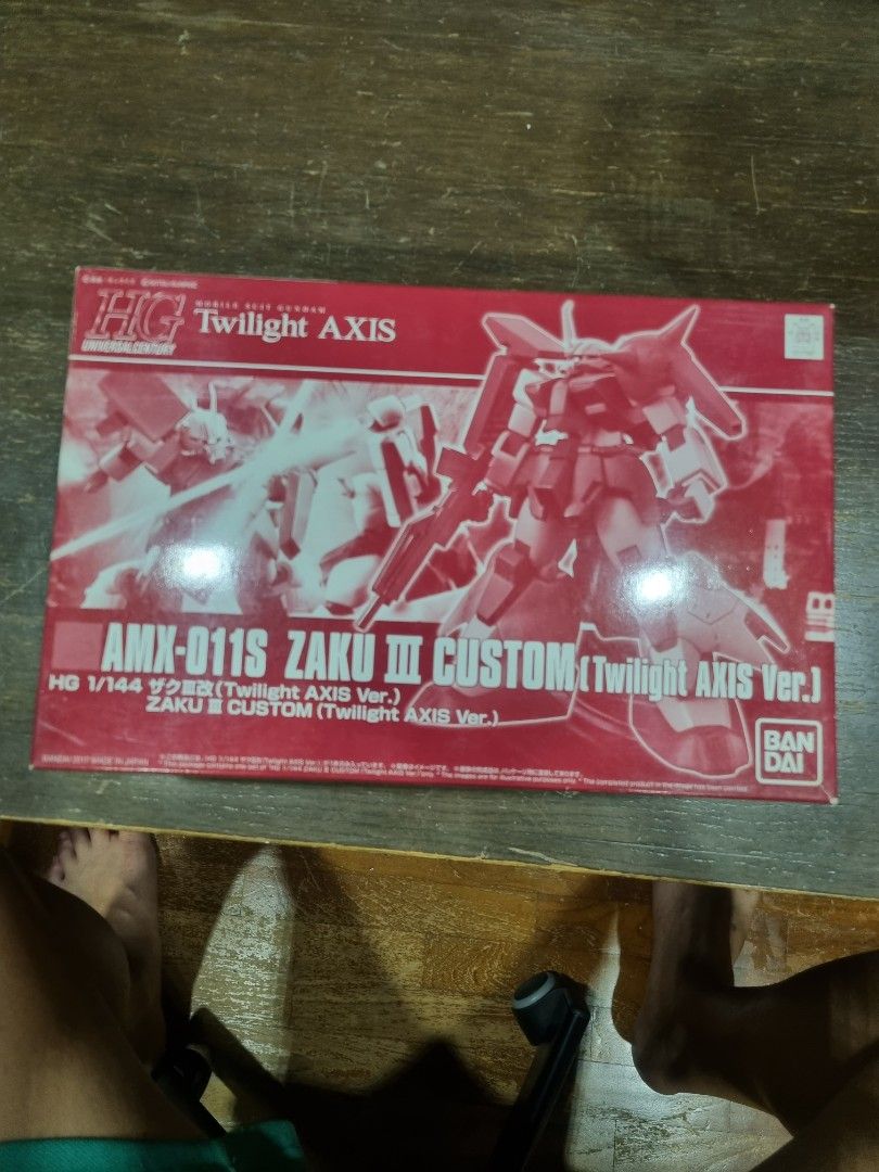 HG 1/144 AMX-011S Zaku III Custom Twilight Axis Version, Hobbies & Toys, Toys & Games on Carousell