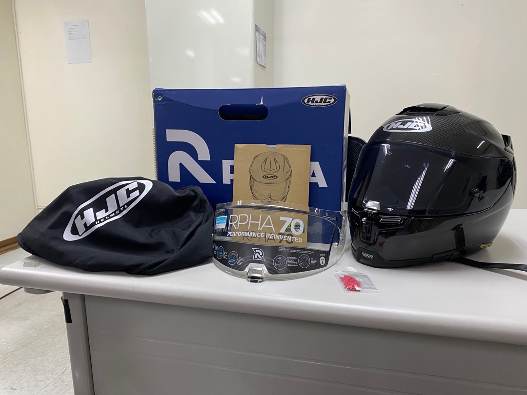HJC RPHA 70 full carbon LARGE, Motorbikes, Motorbike Parts ...