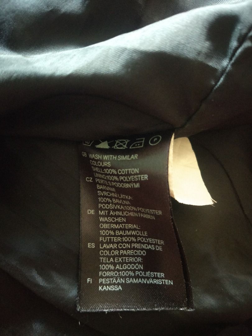 H&M Military Jacket M, Men's Fashion, Coats, Jackets and Outerwear on ...