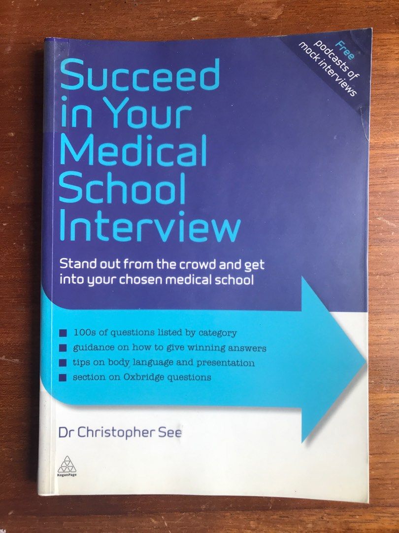 How to succeed in your medical school interview book, Hobbies & Toys ...