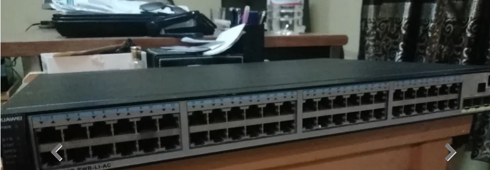 Huawei network switch "Poe" S-5700 model 48 ports Power over ethernet ...