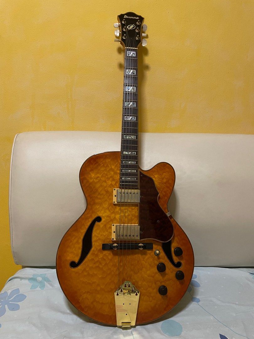 Ibanez artcore AF125 AF-125 hollow body jazz guitar custom shop, Hobbies & Toys, Music & Media ...