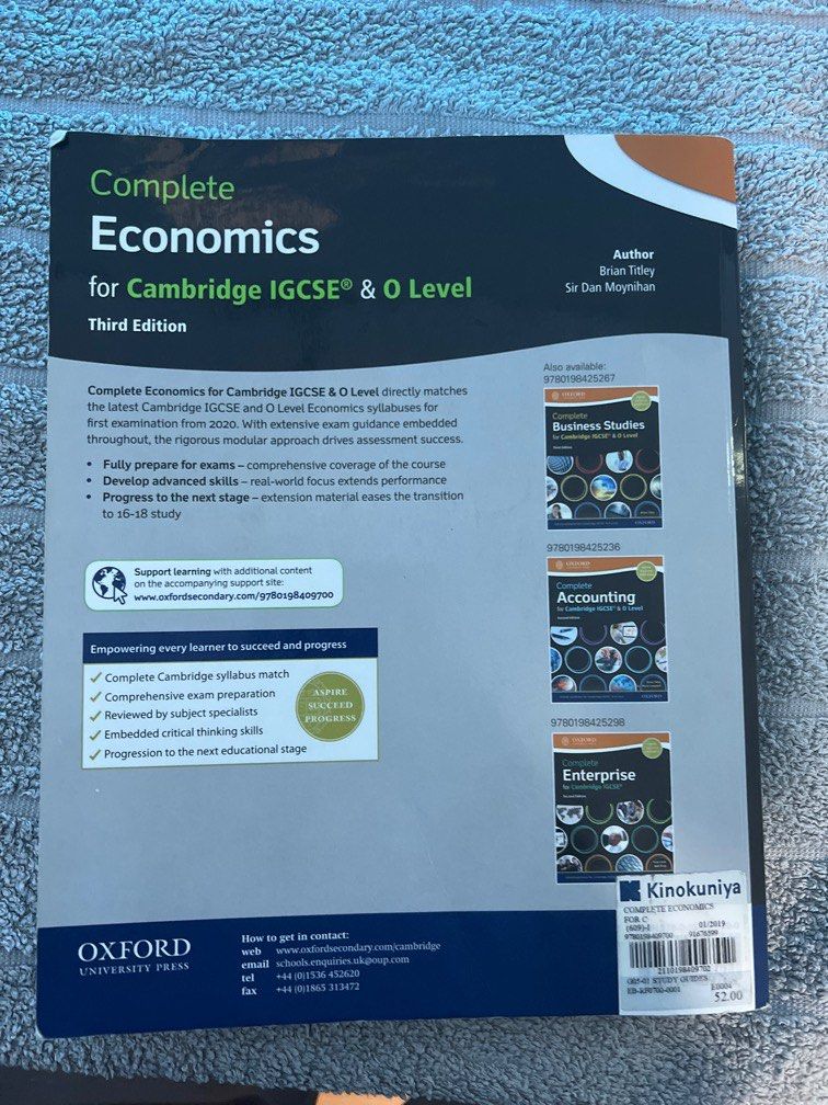 Igcse Economics Textbook Hobbies And Toys Books And Magazines Textbooks On Carousell