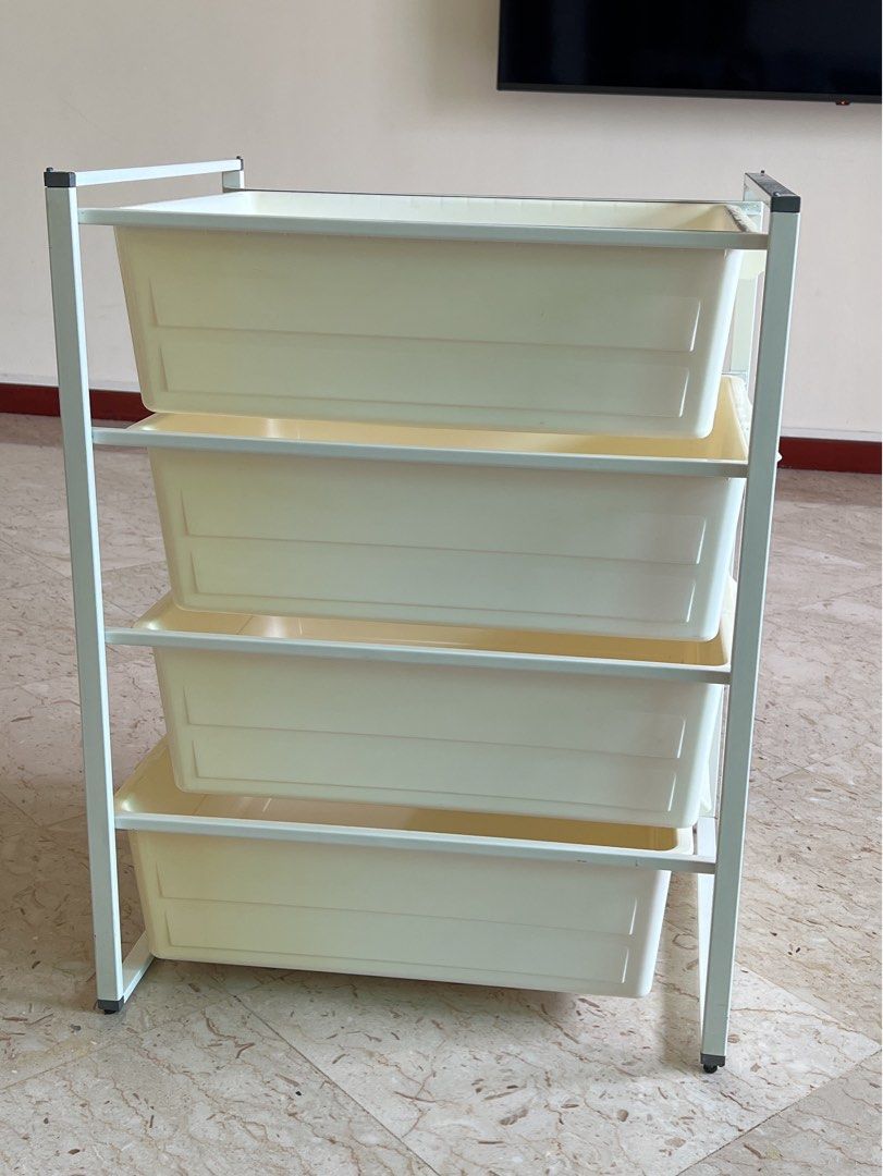 IKEA plastic drawer set, Furniture & Home Living, Furniture, Shelves ...