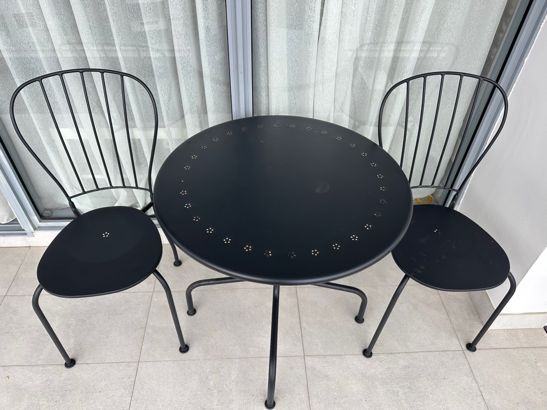 IKEA Table and chairs, Furniture & Home Living, Outdoor Furniture on ...
