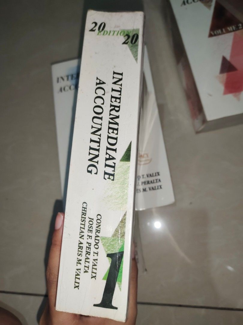 Intermediate Accounting Volume 1 & 2 by Contado T. Valix, Jose F ...
