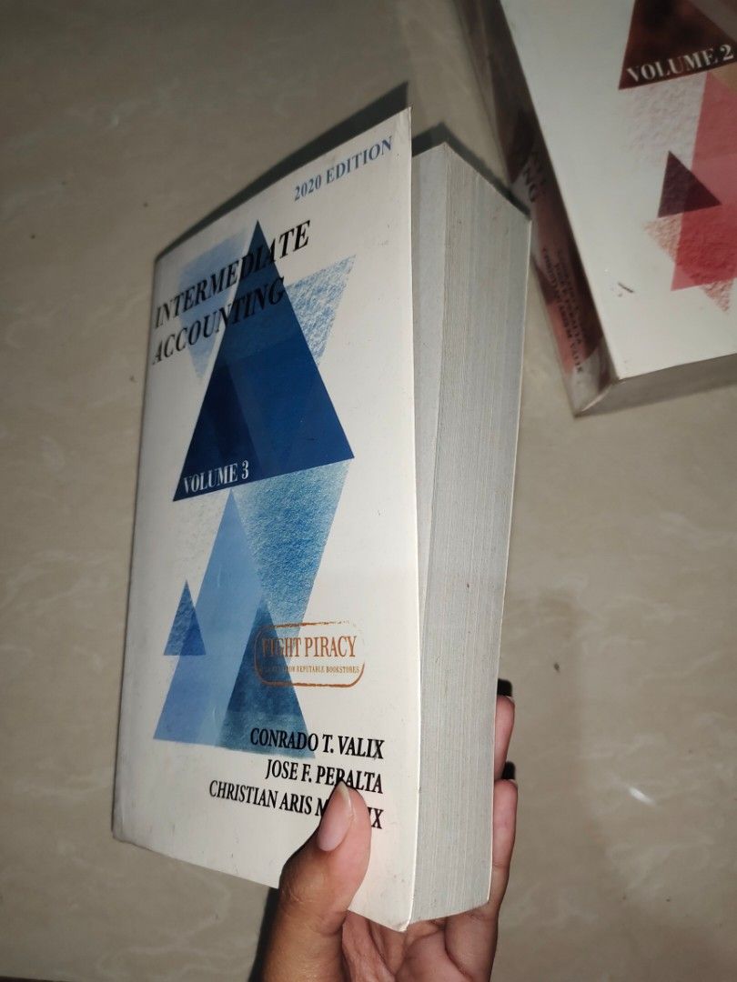 Intermediate Accounting Volume 1 & 2 by Contado T. Valix, Jose F ...