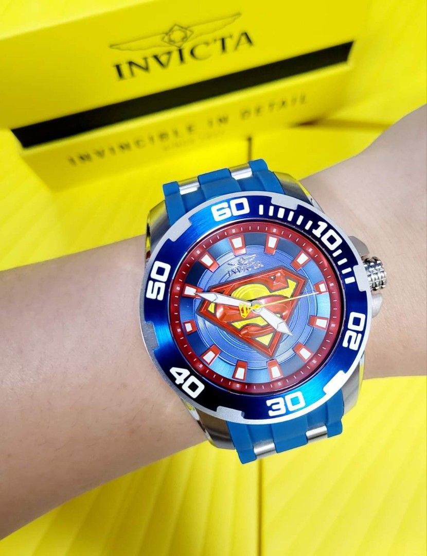 Invicta DC Comics Superman 50mm Grand size, Men's Fashion, Watches ...