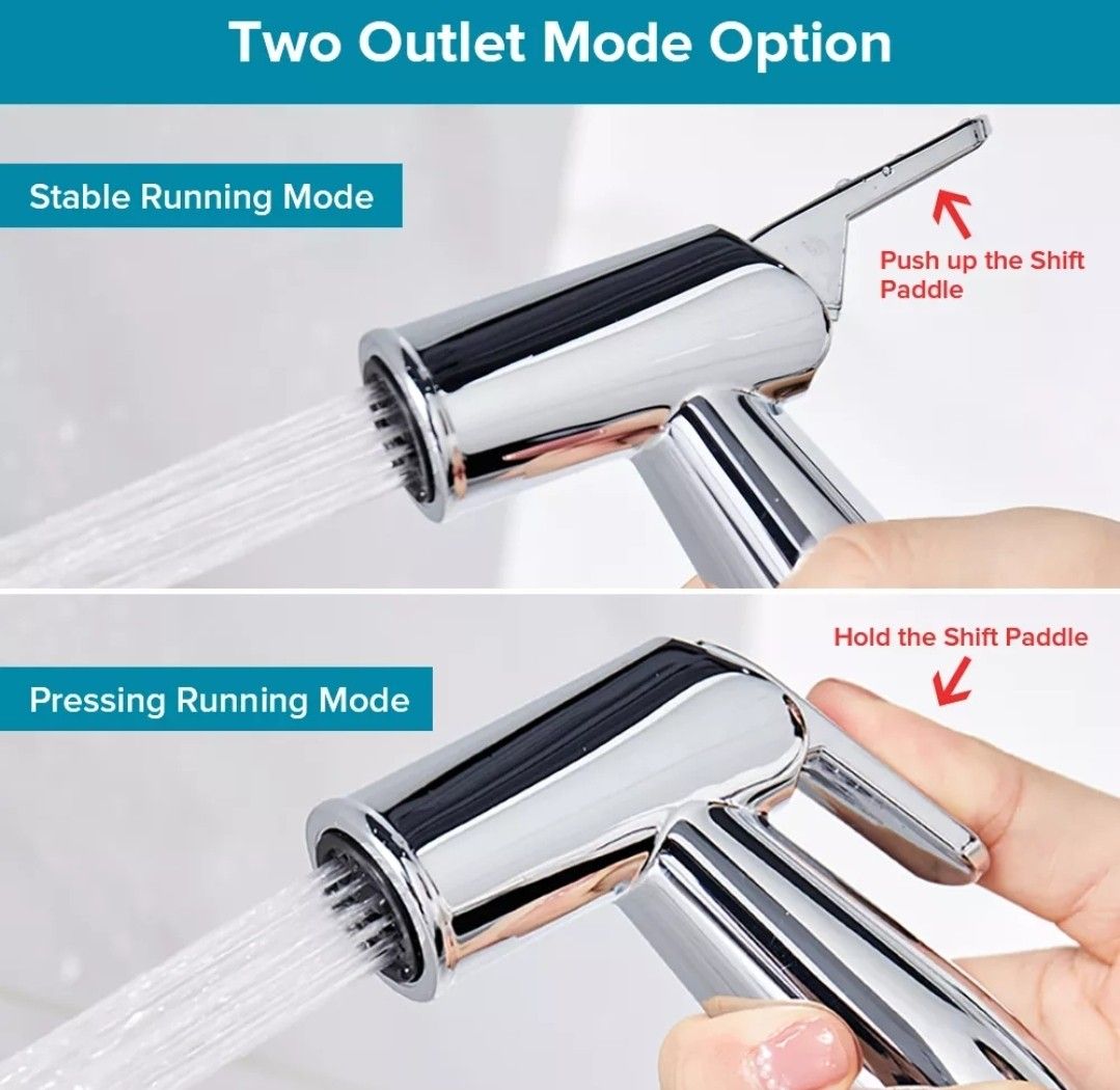Jomoo Dual Mode Bidet Spray Set, Furniture & Home Living, Bathroom ...
