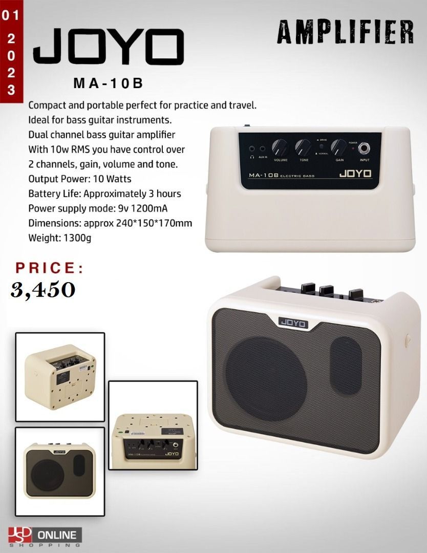Joyo ( MA-10B ) Amplifier, Hobbies & Toys, Music & Media, Music ...