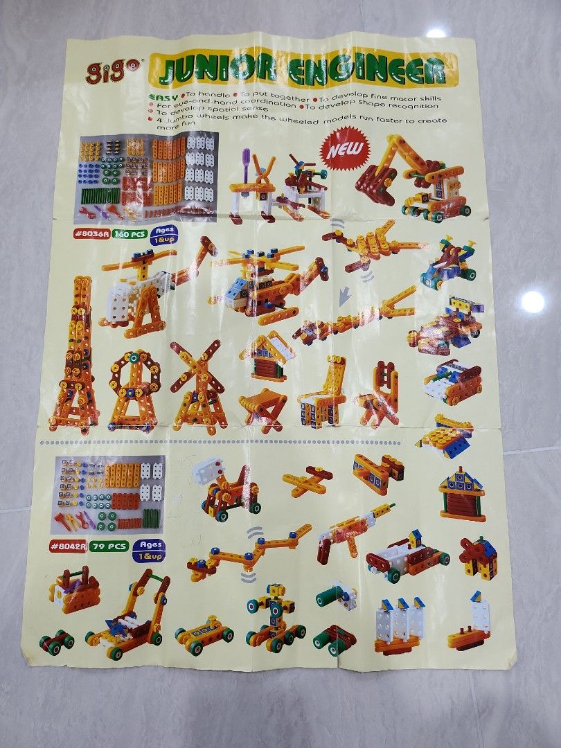 Junior Engineer LEGO set, Hobbies & Toys, Toys & Games on Carousell