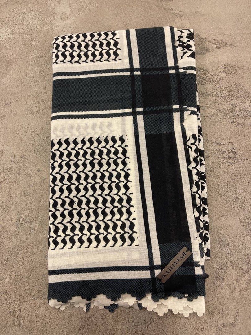 Kaifiyyah Keffiyeh Tudong, Women's Fashion, Muslimah Fashion, Hijabs on ...