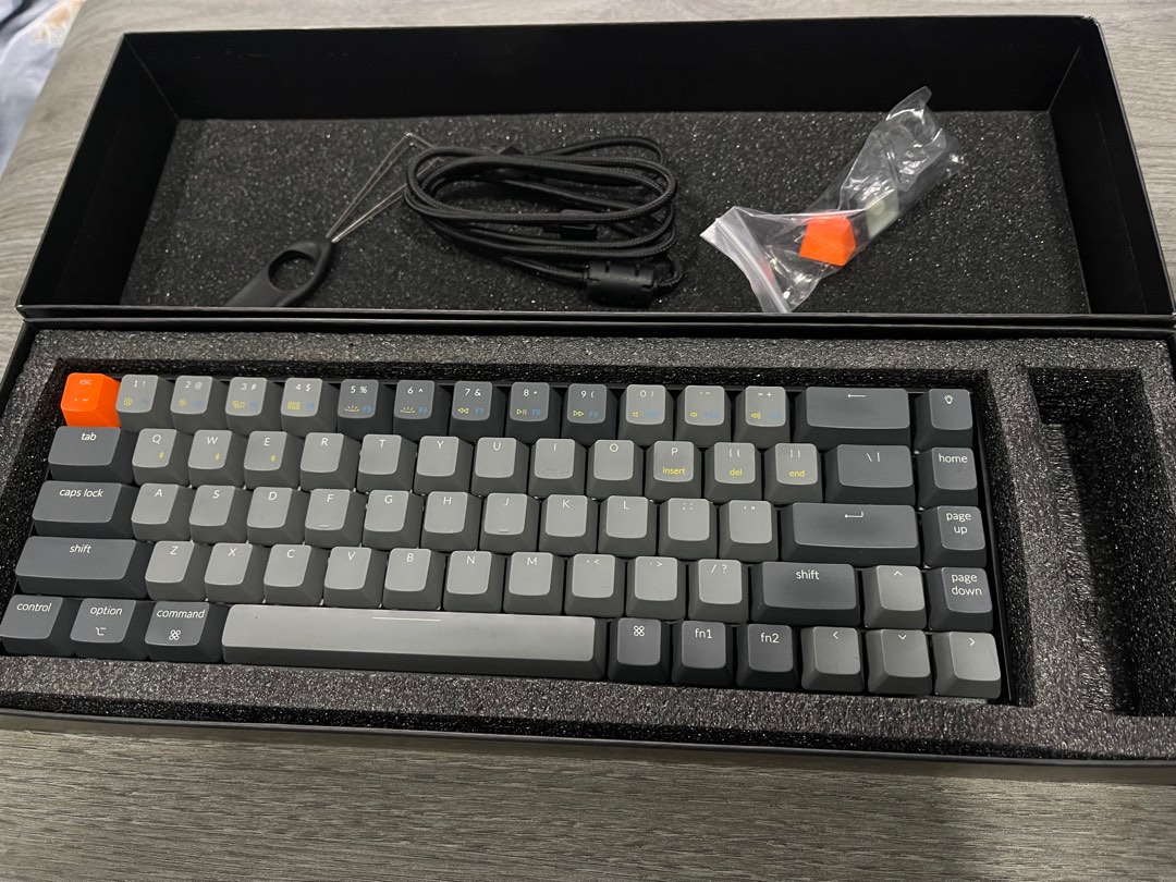 Keychron K6 (White Backlight / Non-Hotswappable), Computers & Tech ...