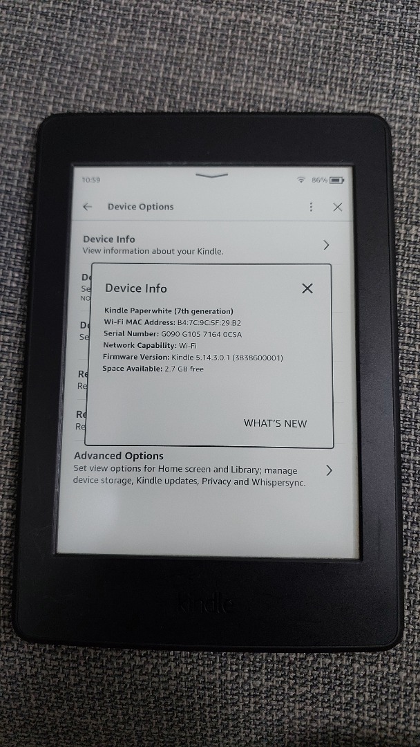 Kindle paperwhite 7th gen 4GB 300ppi, Mobile Phones & Gadgets, E ...