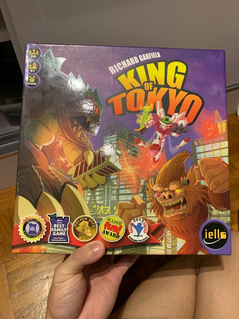 King of Tokyo Board Game, Hobbies & Toys, Toys & Games on Carousell
