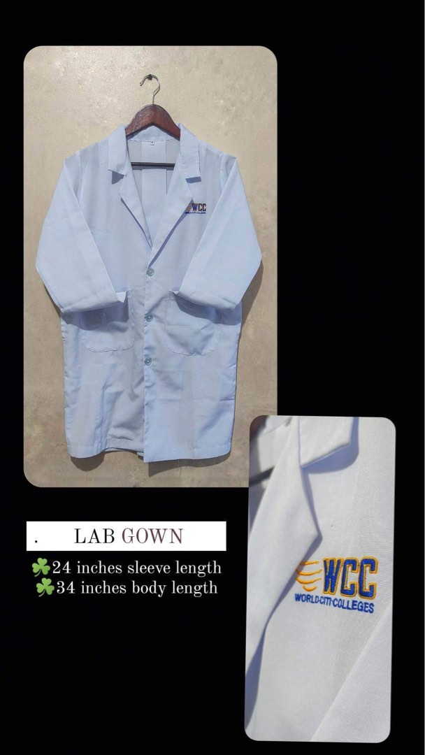 Lab Gown WCC, Women's Fashion, Coats, Jackets and Outerwear on Carousell