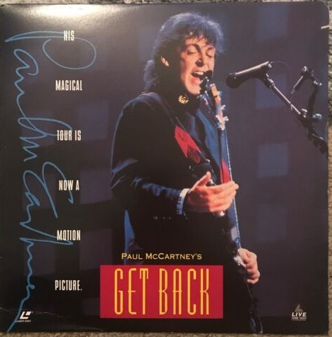 LASER DISC: PAUL McCARTNEY Get Back 1992, Hobbies & Toys, Music & Media, CDs & DVDs on Carousell