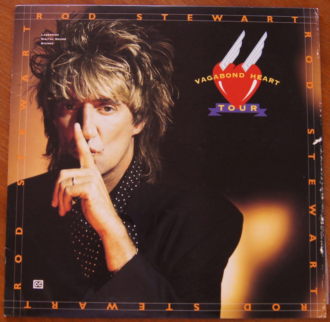 LASER DISC: ROD STEWART Vagabond Tour 1992, Hobbies & Toys, Music ...