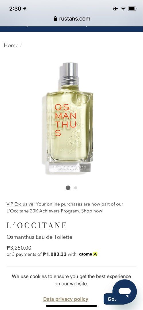L’occitane perfume, Beauty & Personal Care, Fragrance & Deodorants on ...