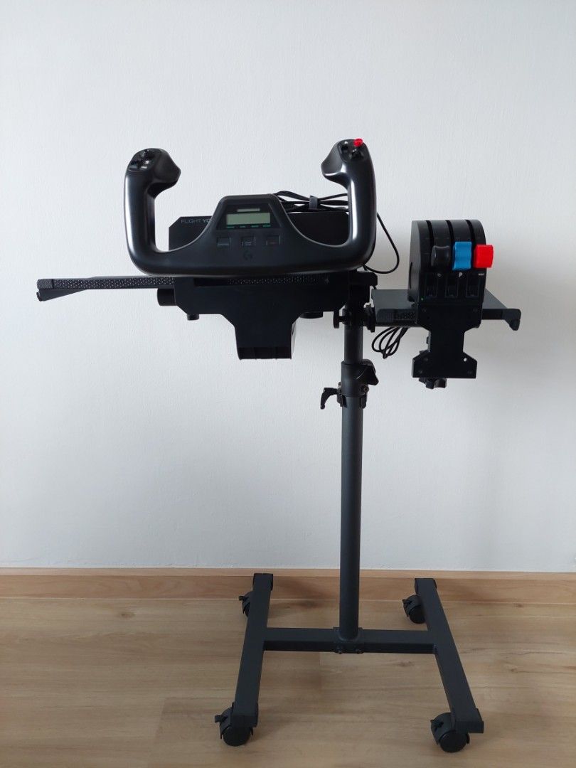 Logitech Flight Yoke System - Includes Yoke, Throttle Quadrant & Stand ...