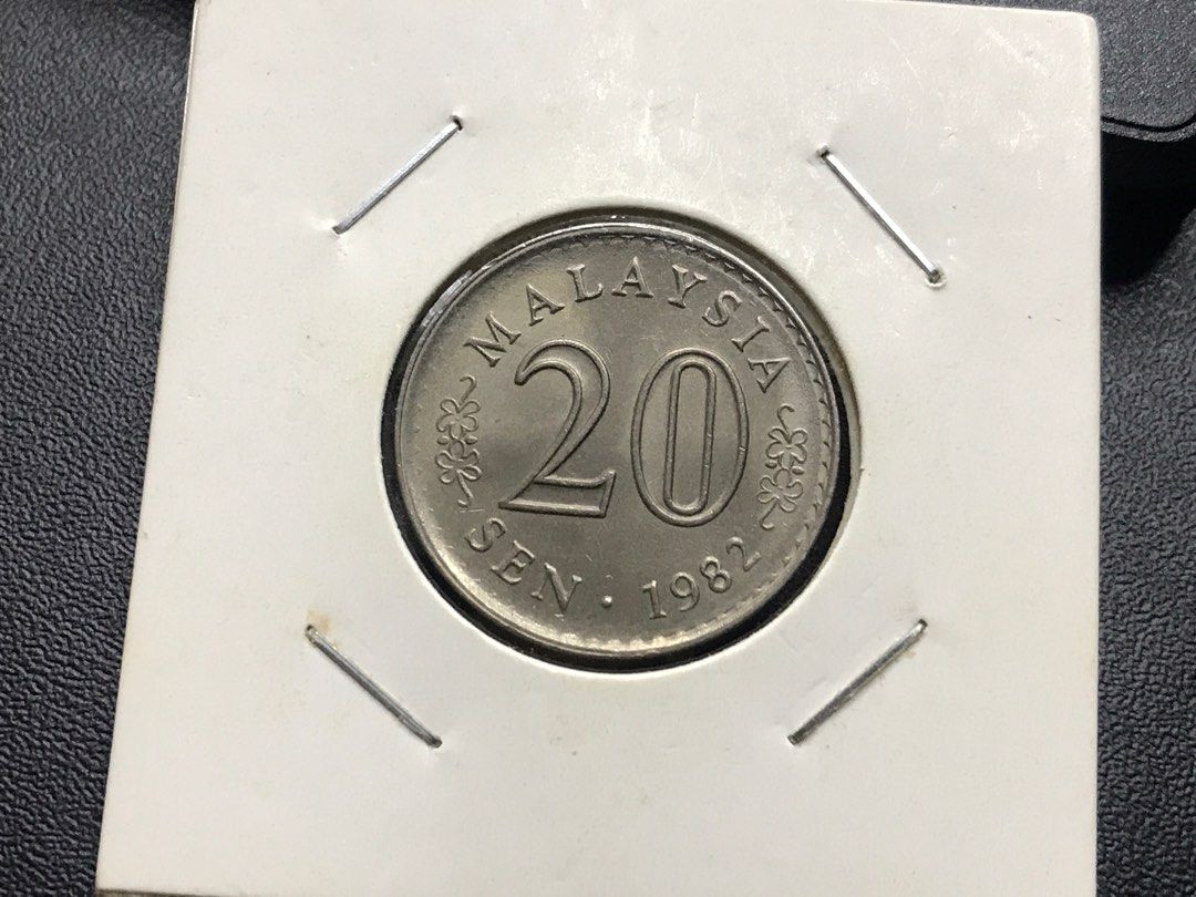 Malaysia 20sen 1982 parliament duit lama syiling, Hobbies & Toys ...