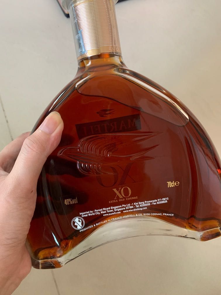 Martell XO Extra Old Cognac (700ml), Food & Drinks, Alcoholic Beverages on Carousell