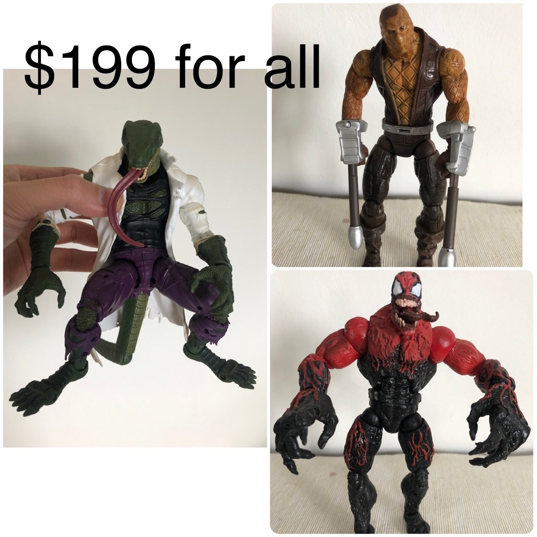 Marvel legends lizard BAF shocker toxin, Hobbies & Toys, Toys & Games ...