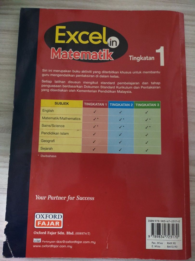 Matematik Tingkatan 1 / Mathematics Form 1 DLP, Hobbies & Toys, Books ...