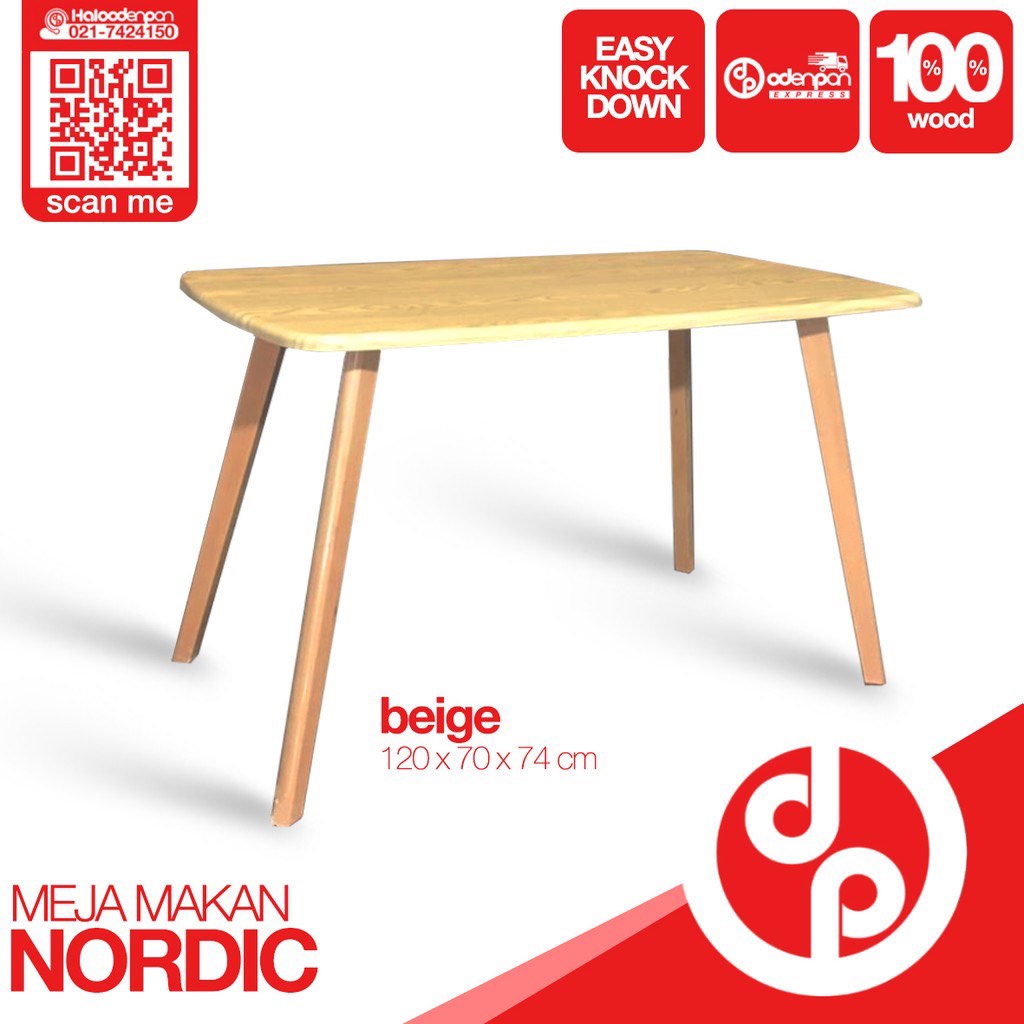 Meja Kayu Minimalis, Perabotan Rumah di Carousell