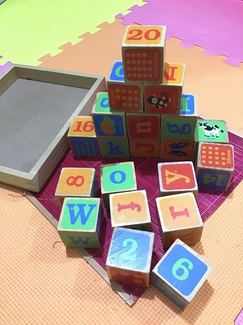 MELLISA AND DOUG ABC NUMBER BLOCK SET, Hobbies & Toys, Toys & Games on ...