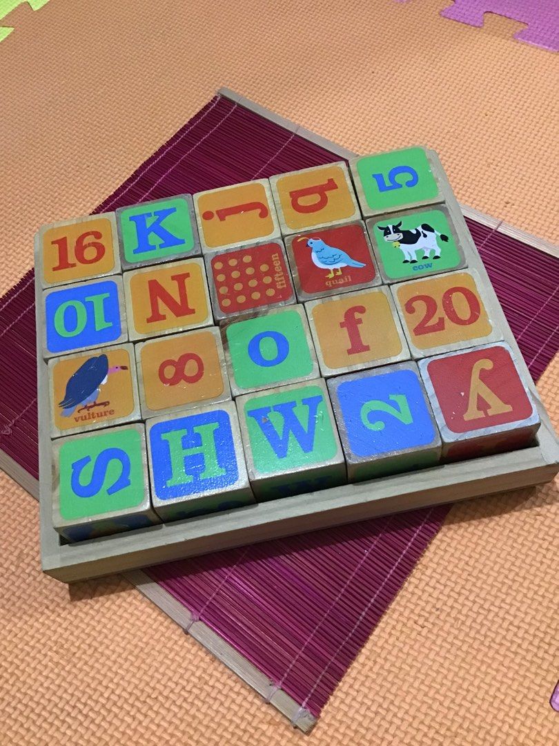 MELLISA AND DOUG ABC NUMBER BLOCK SET, Hobbies & Toys, Toys & Games on ...