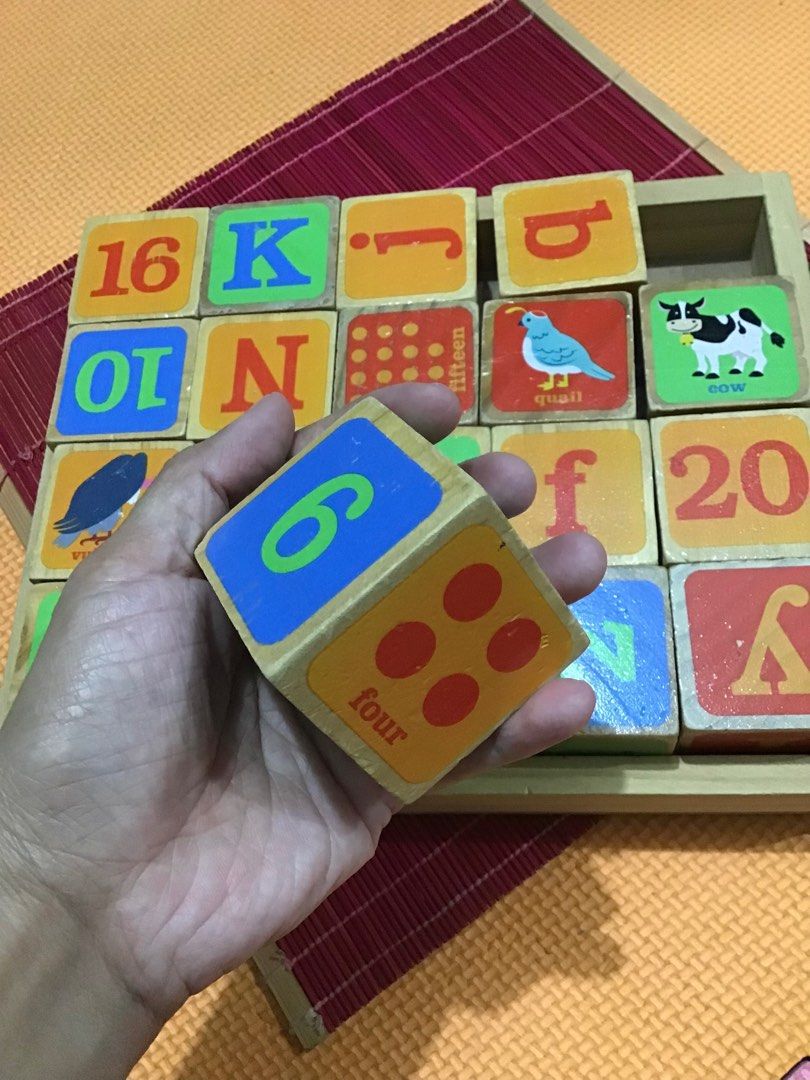MELLISA AND DOUG ABC NUMBER BLOCK SET, Hobbies & Toys, Toys & Games on ...