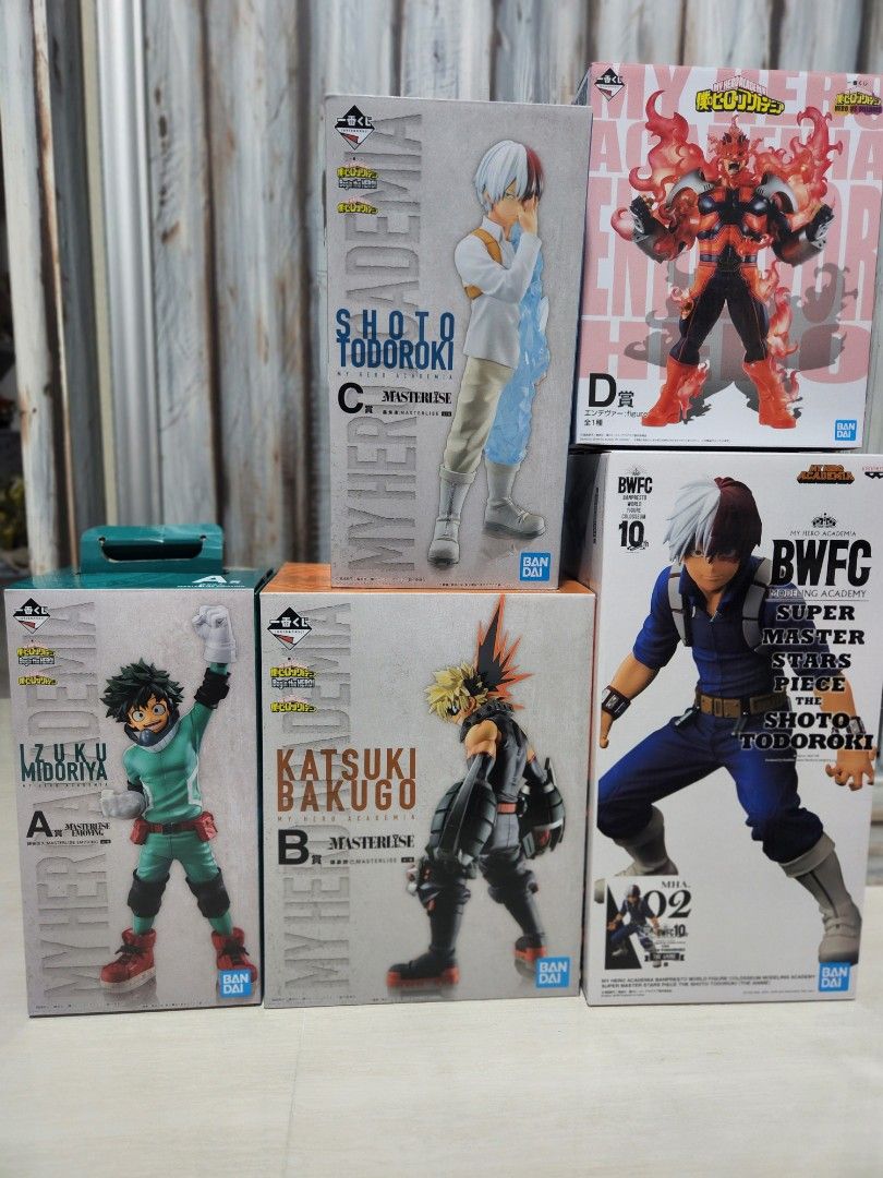 MHA Kuji Figurine My Hero Academia Smsp Shoto 02 , Prize A Izuku ...