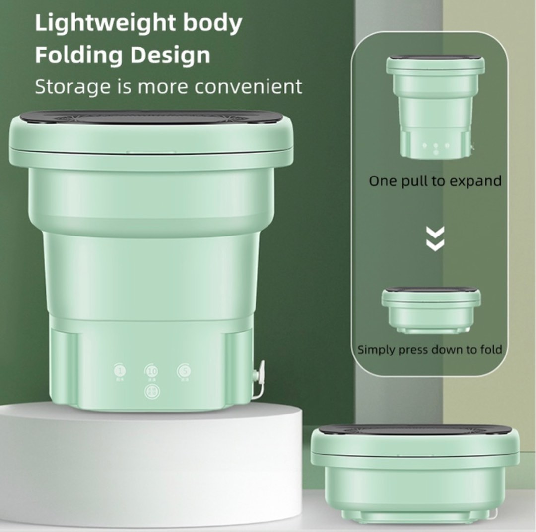 Mini foldable washing machine with UV sterilization, TV & Home ...