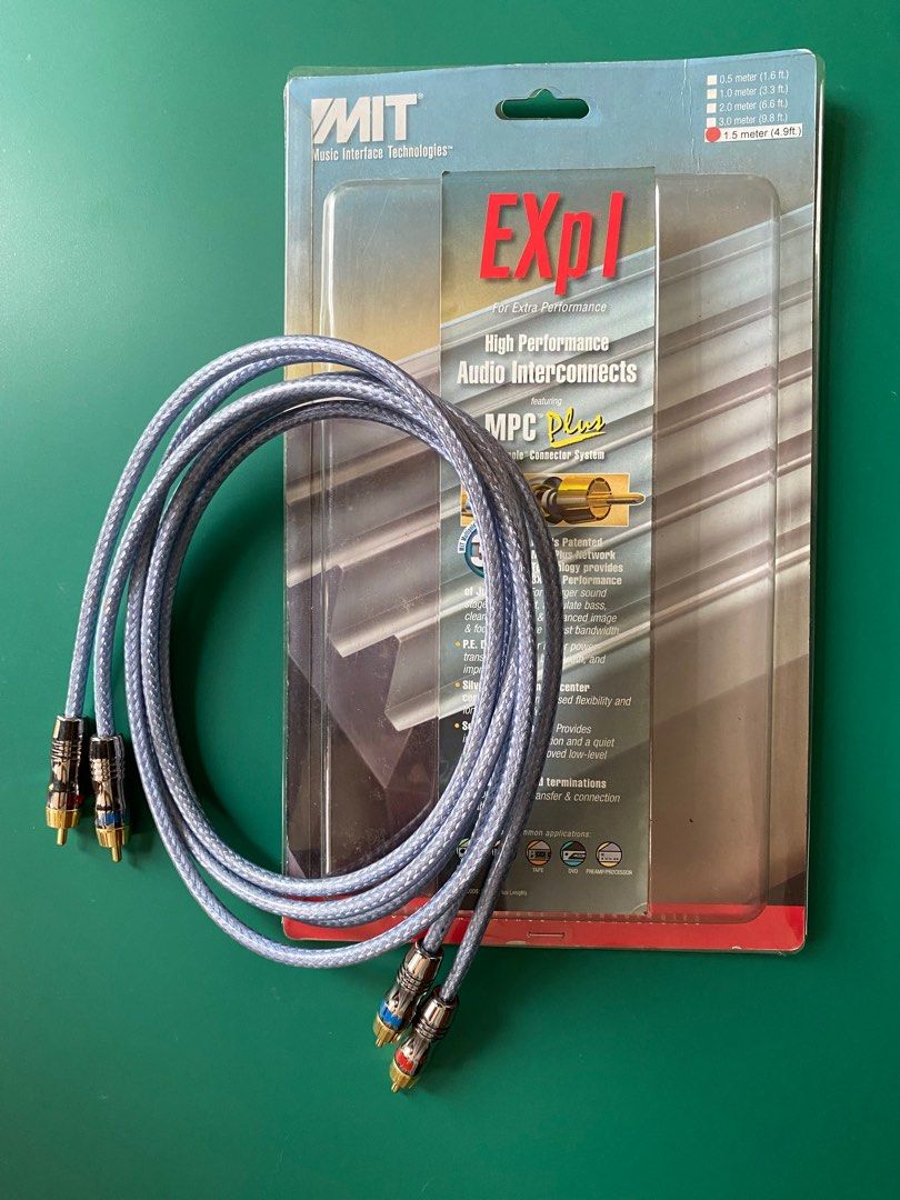 MIT EXP I Audio Interconnects, Audio, Other Audio Equipment on Carousell