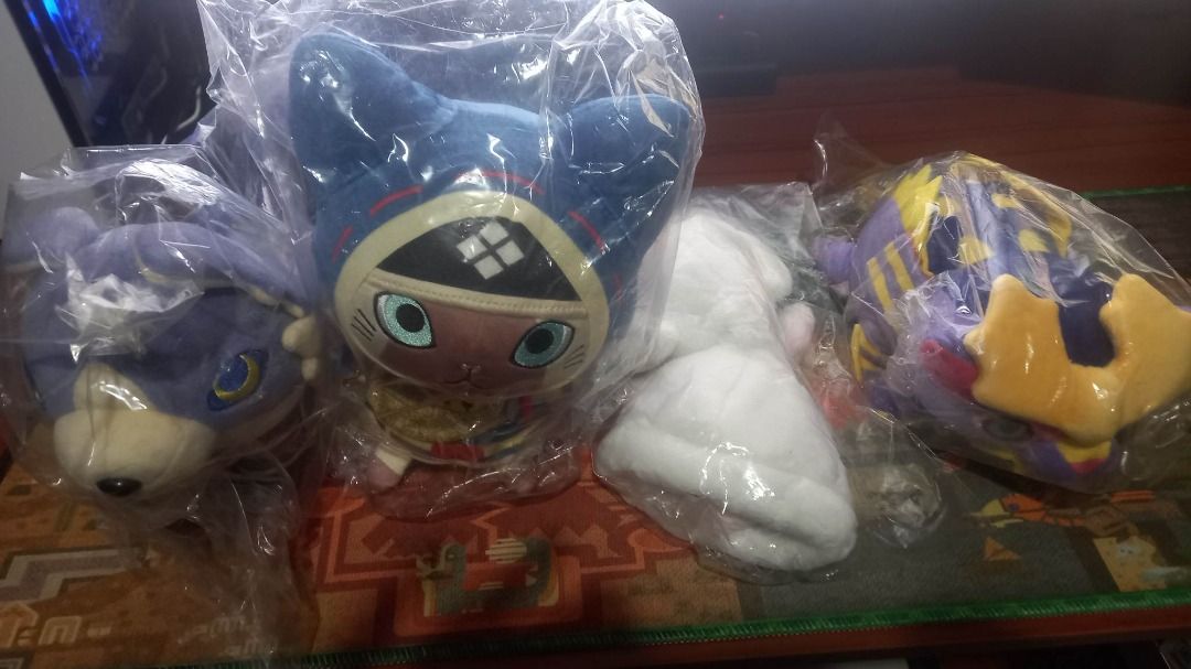 Monster Hunter Rise Plushies, Hobbies & Toys, Toys & Games on Carousell